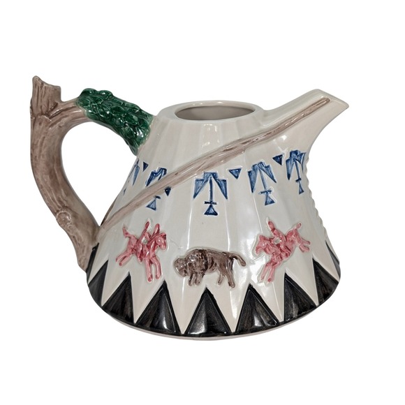 Omnibus | Kitchen | Vtg Omnibus Japan Teapot Teepee Native American ...